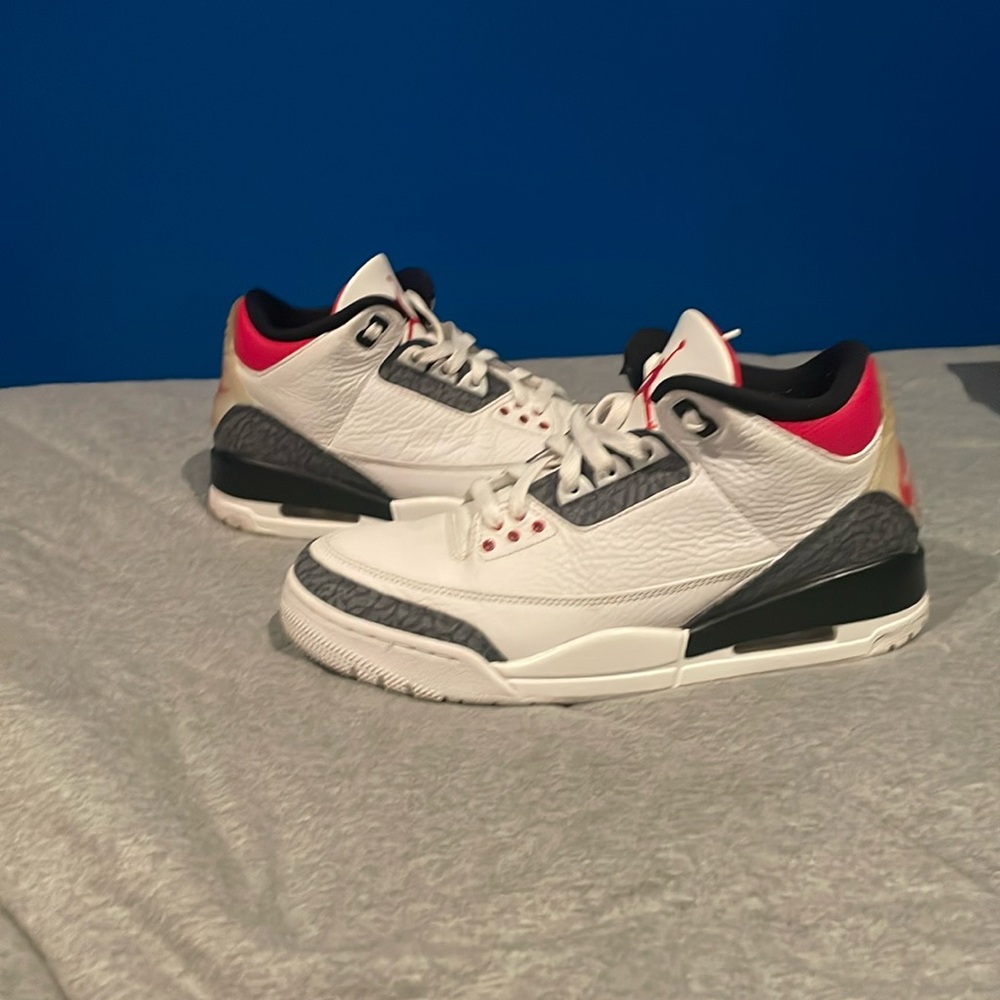 Jordan 3 Fire Red Denim - Gem